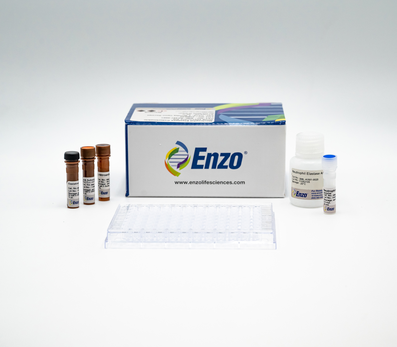 Neutrophil elastase colorimetric drug discovery kit - Enzo